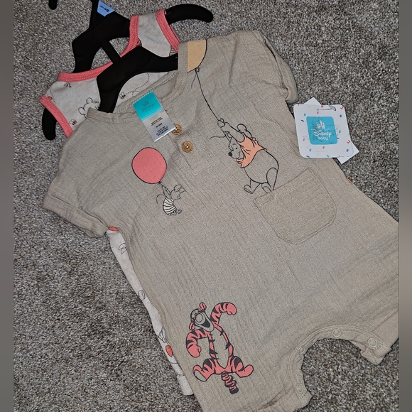 Disney | One Pieces | Disney Beige Winnie The Pooh Bodysuit | Poshmark